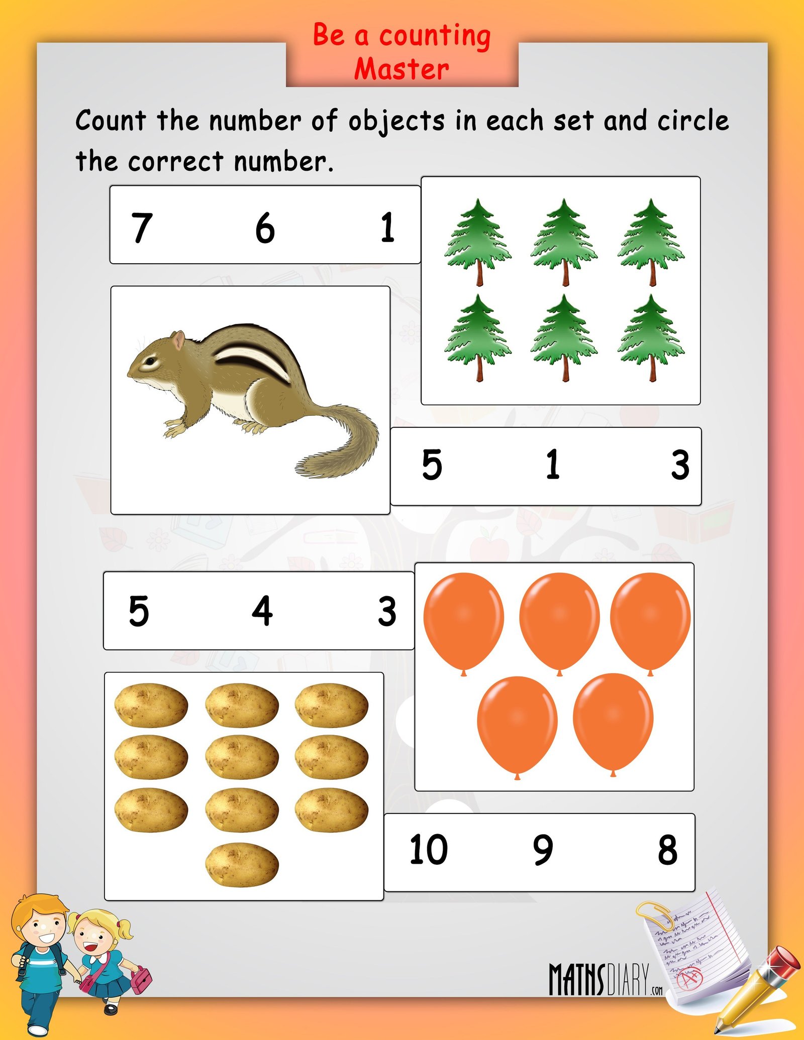 Count Objects In Each Set Math Worksheets MathsDiary Count Objects In Each Set Math Worksheets MathsDiary