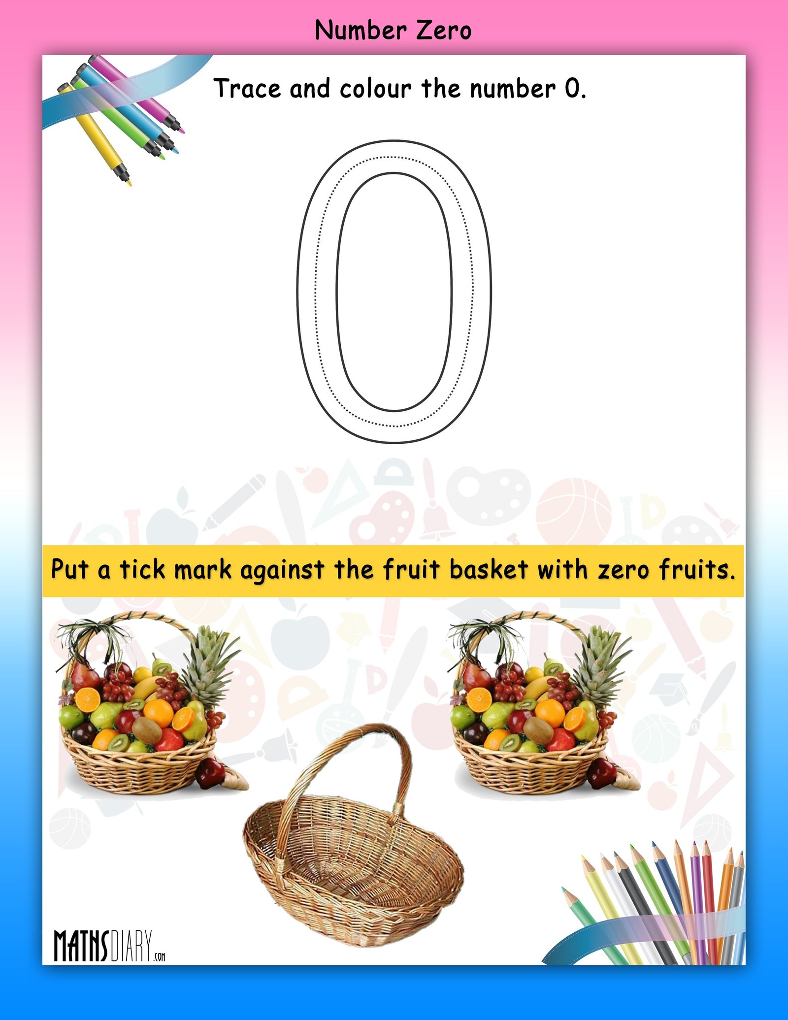 Numbers Nursery Math Worksheets Page 2 Numbers Nursery Math Worksheets Page 2