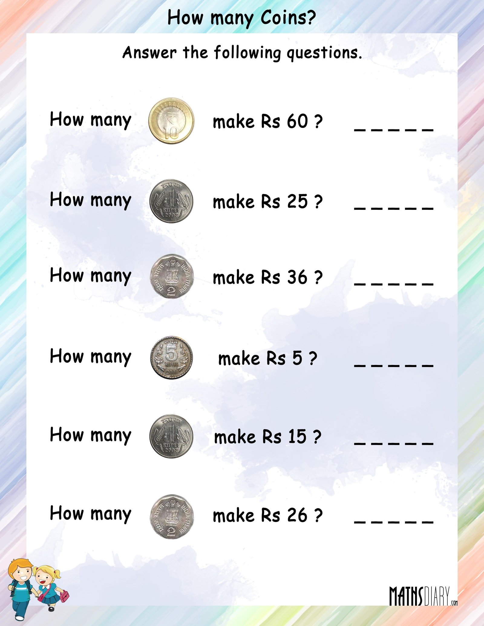 Currency Grade 2 Math Worksheets Currency Grade 2 Math Worksheets