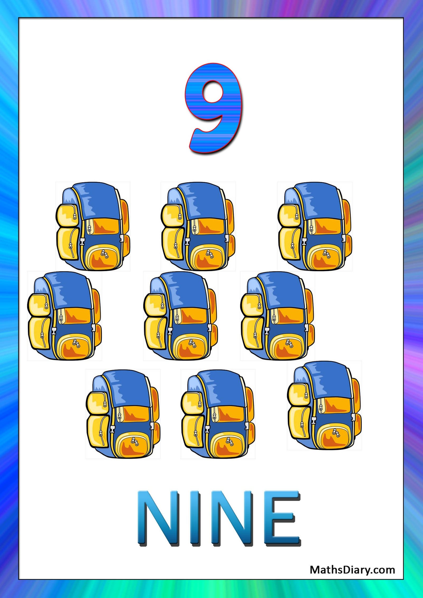 Learning Counting And Recognition Of Number 9 Worksheets Level 1 Learning Counting And Recognition Of Number 9 Worksheets Level 1
