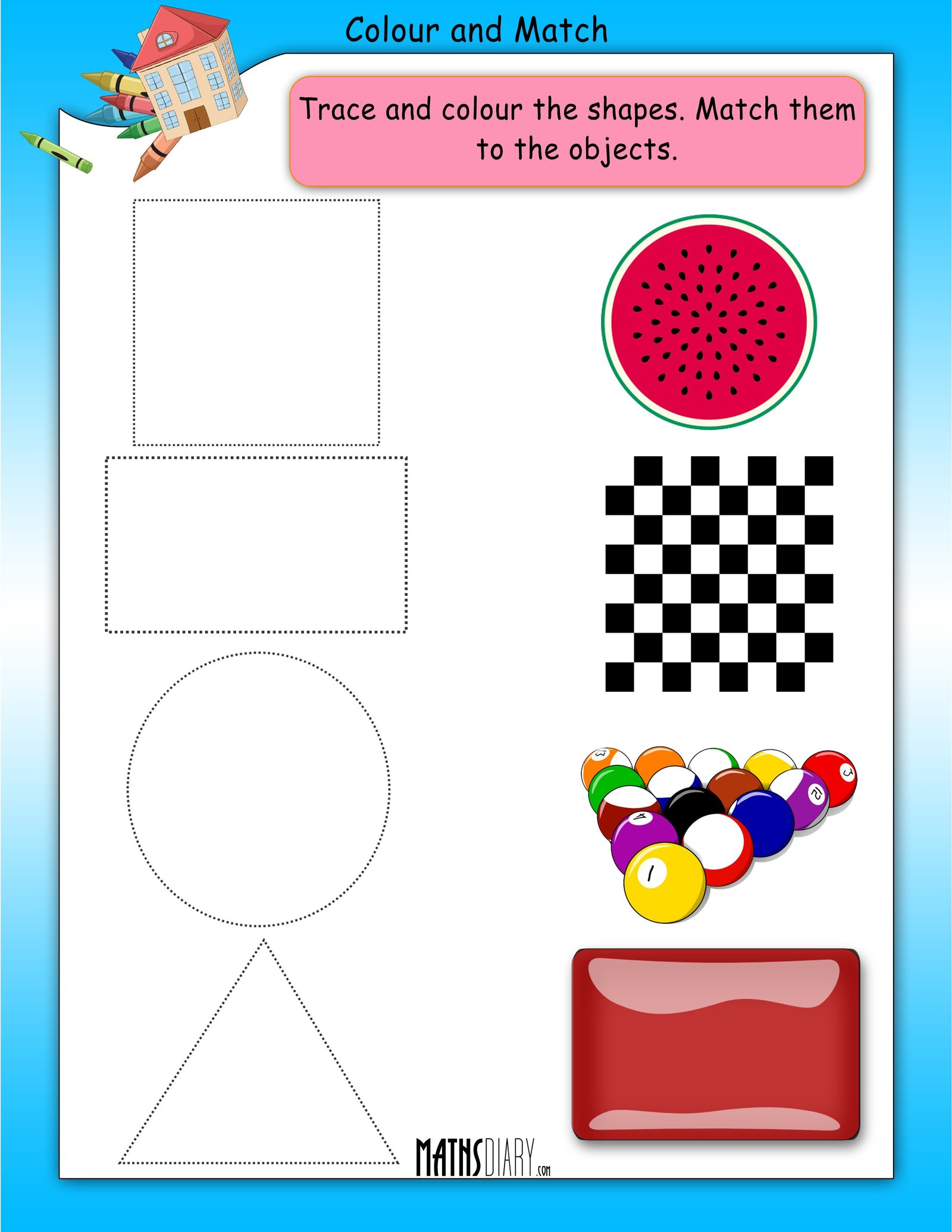 Colouring Worksheets Nursery Math Worksheets