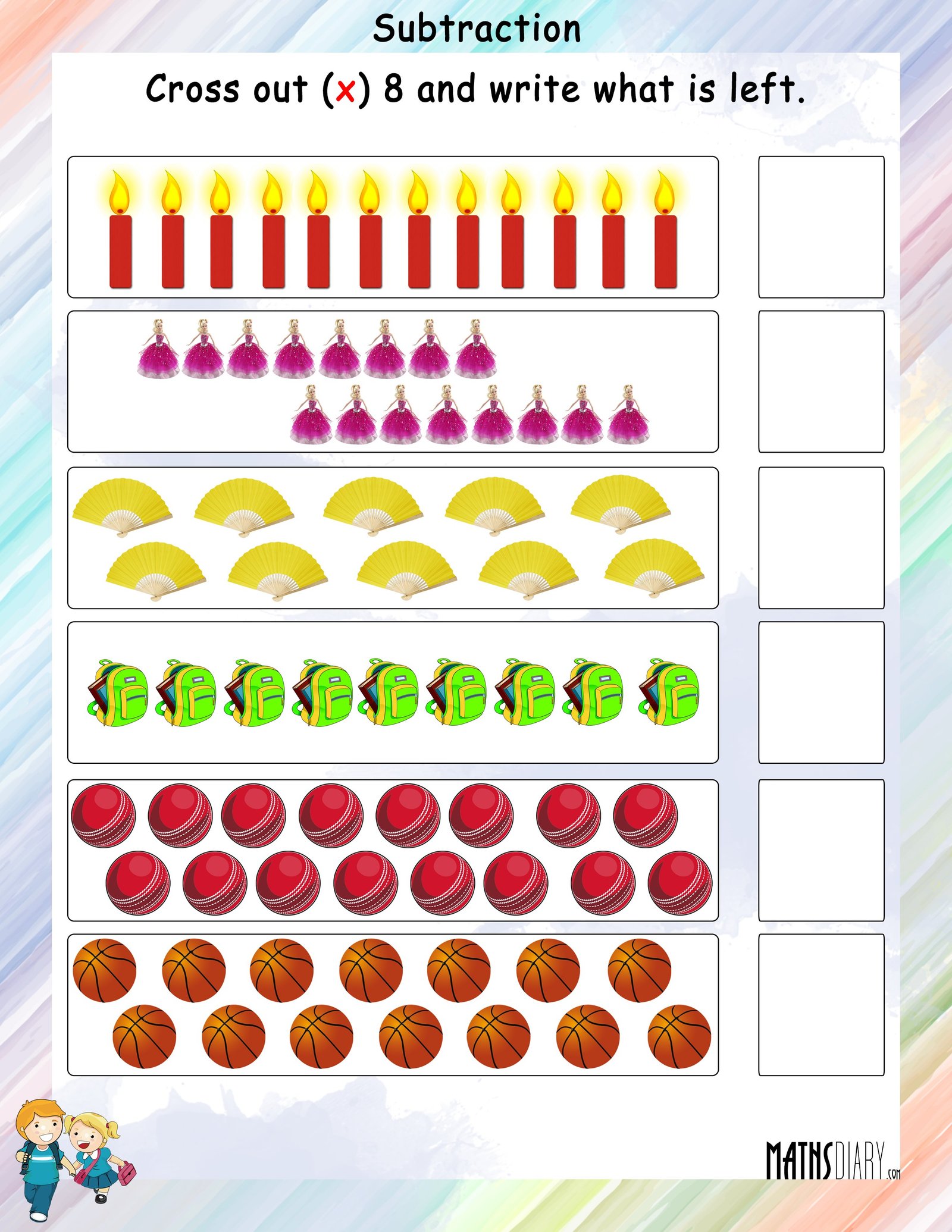 Subtraction Math Worksheets MathsDiary Subtraction Math Worksheets MathsDiary