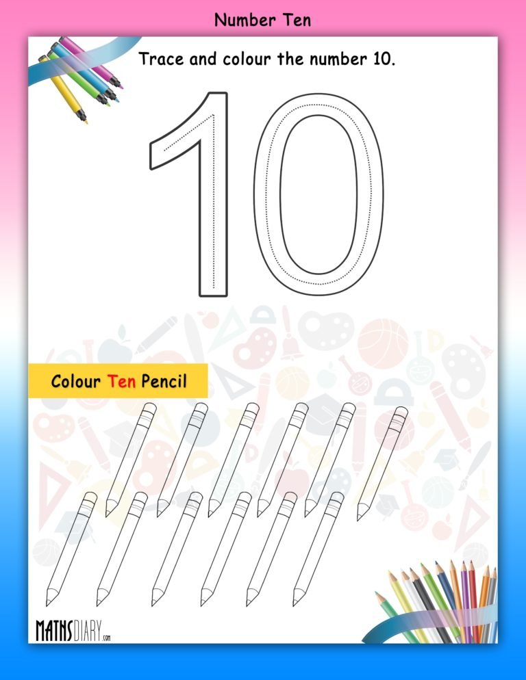 Numbers – LKG Math Worksheets