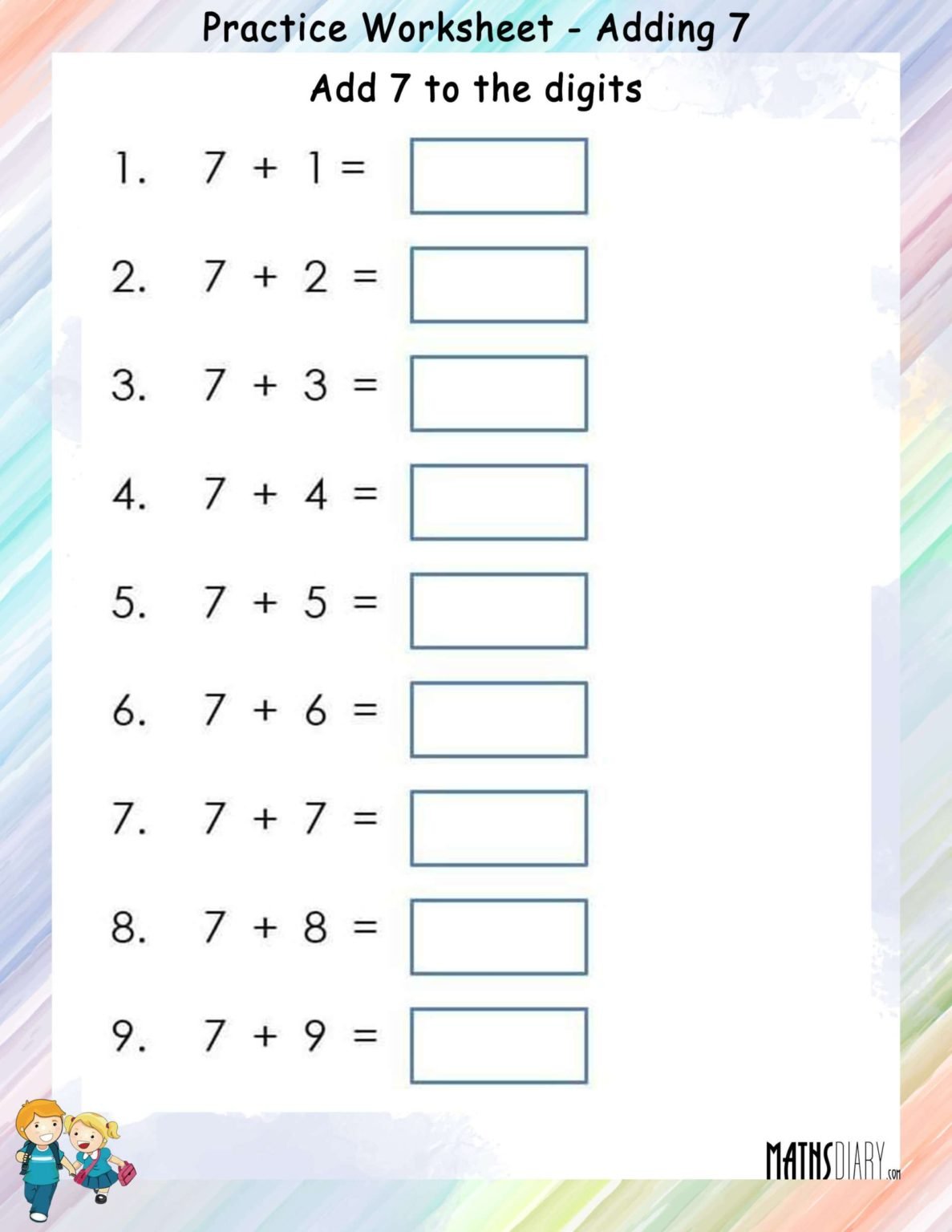 Addition – Grade 1 Math Worksheets