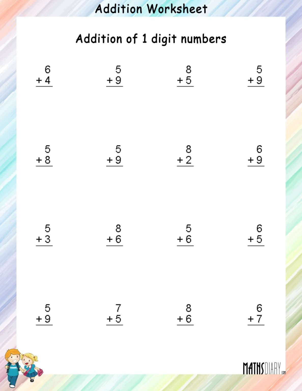 Nursery Math Worksheets