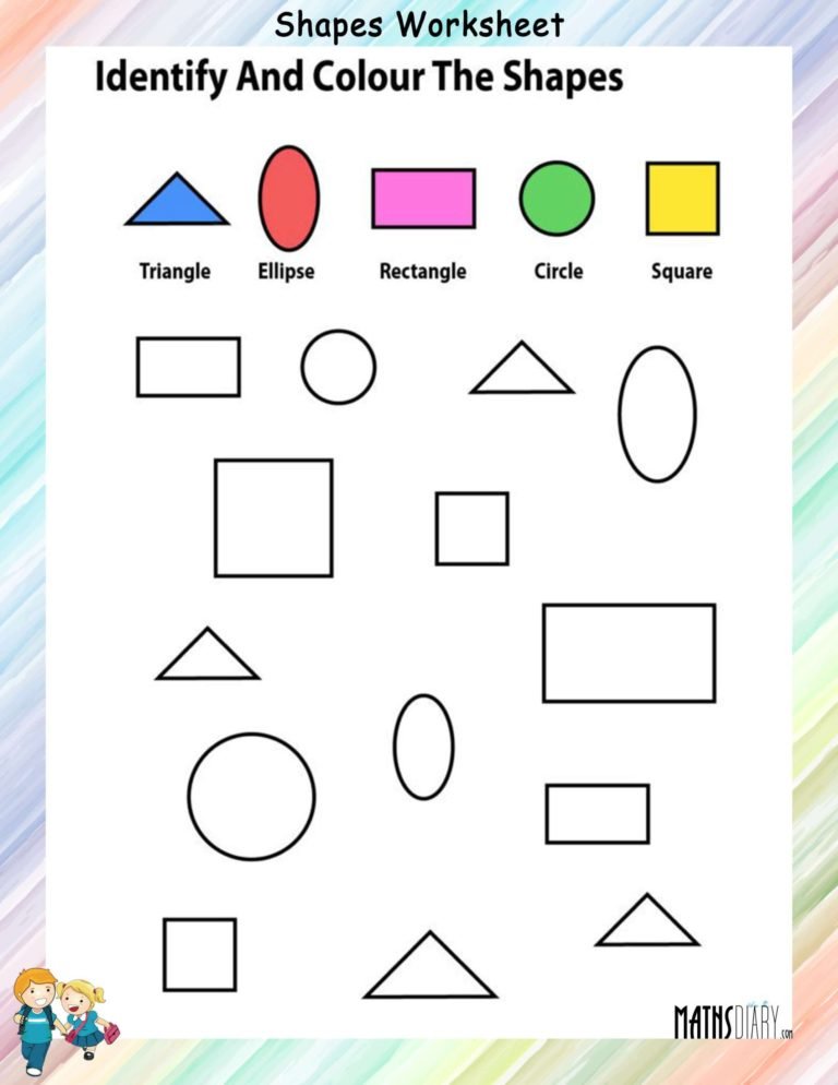 Shapes – Grade 3 Math Worksheets