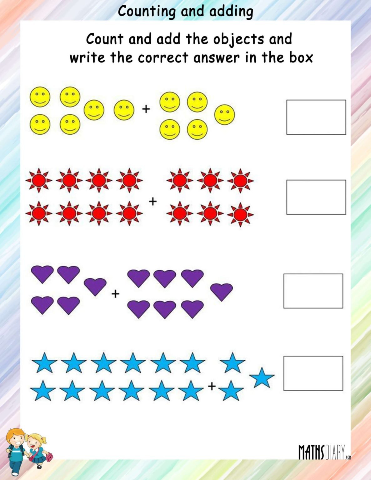 Counting – Nursery Math Worksheets