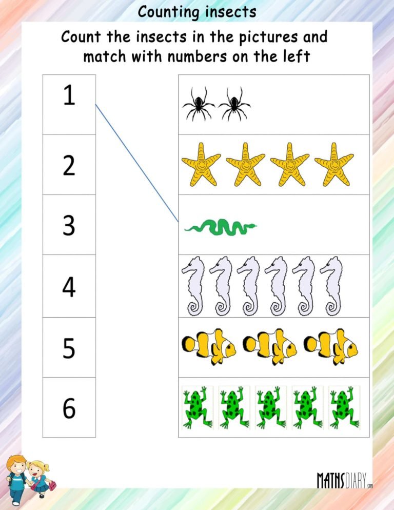 Counting – Grade 2 Math Worksheets