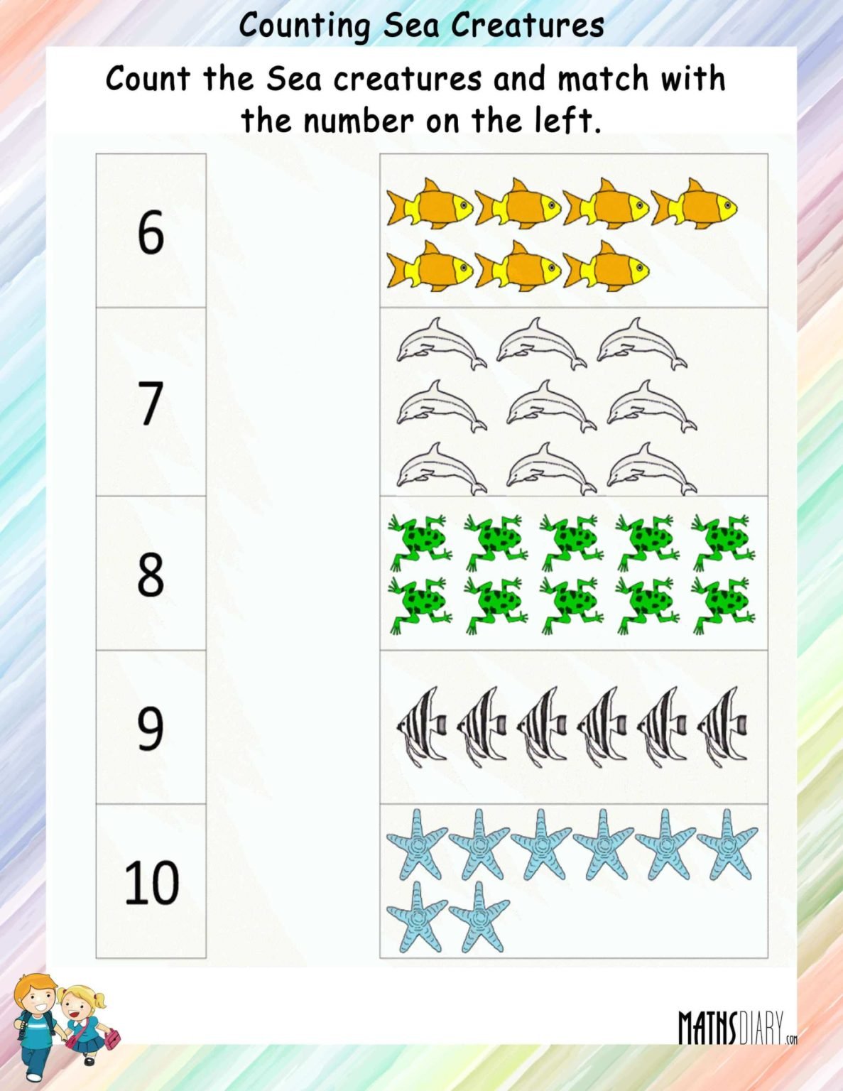 Counting – Grade 2 Math Worksheets