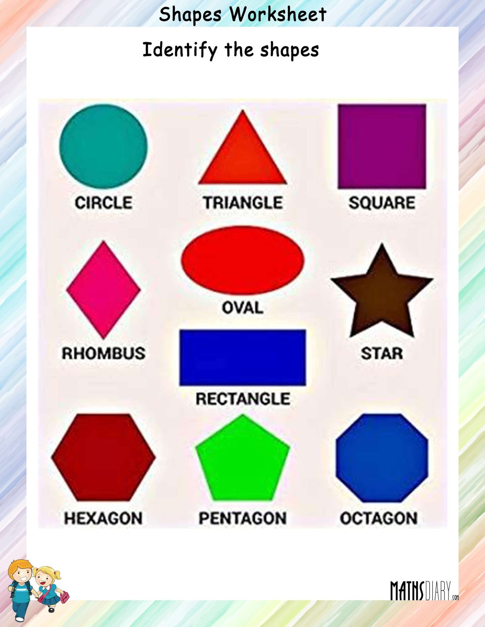 2nd Grade Shape Worksheets