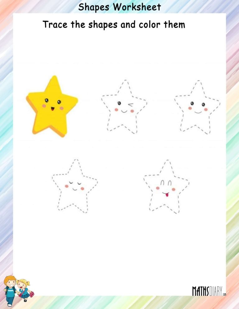 Shapes – Grade 1 Math Worksheets