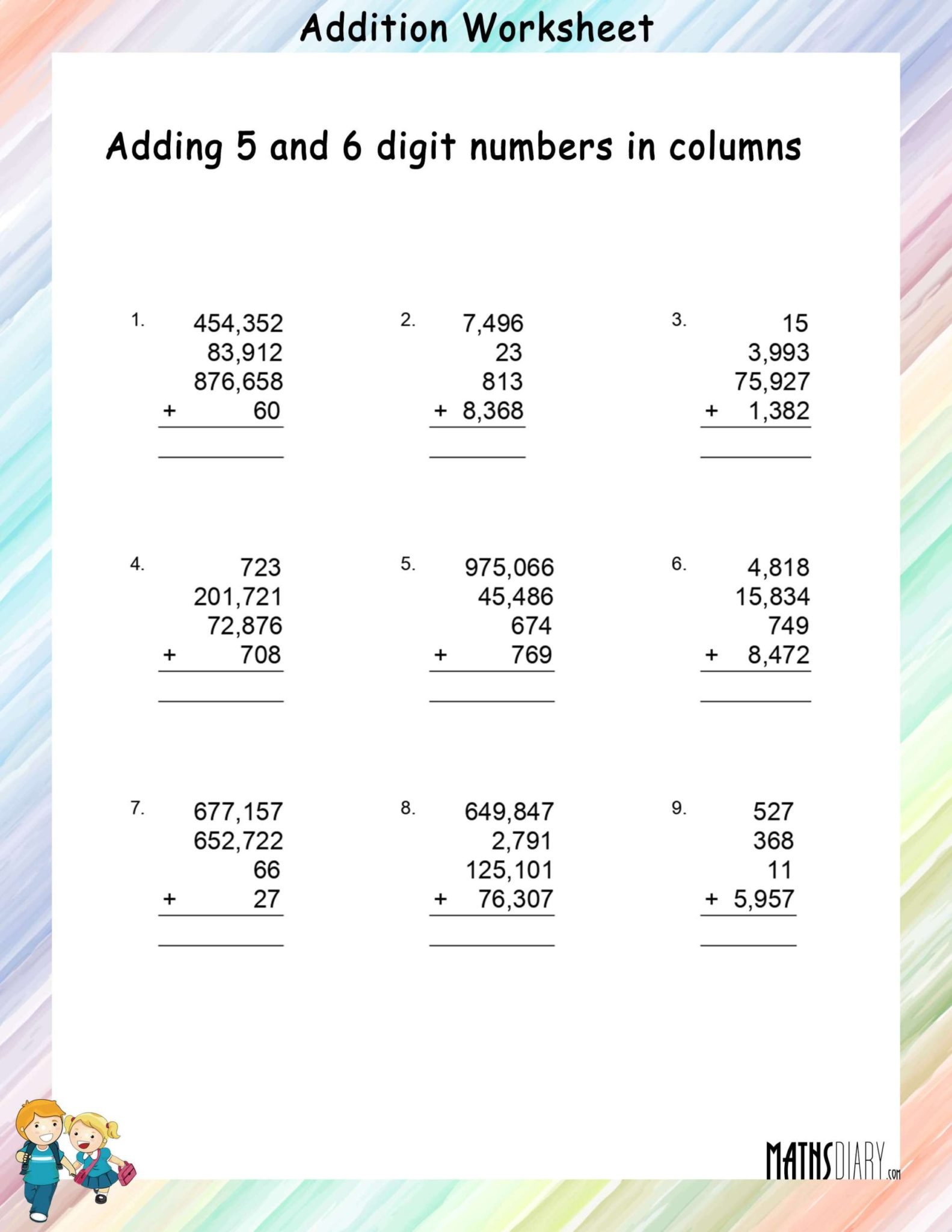Grade 4 Math Worksheets