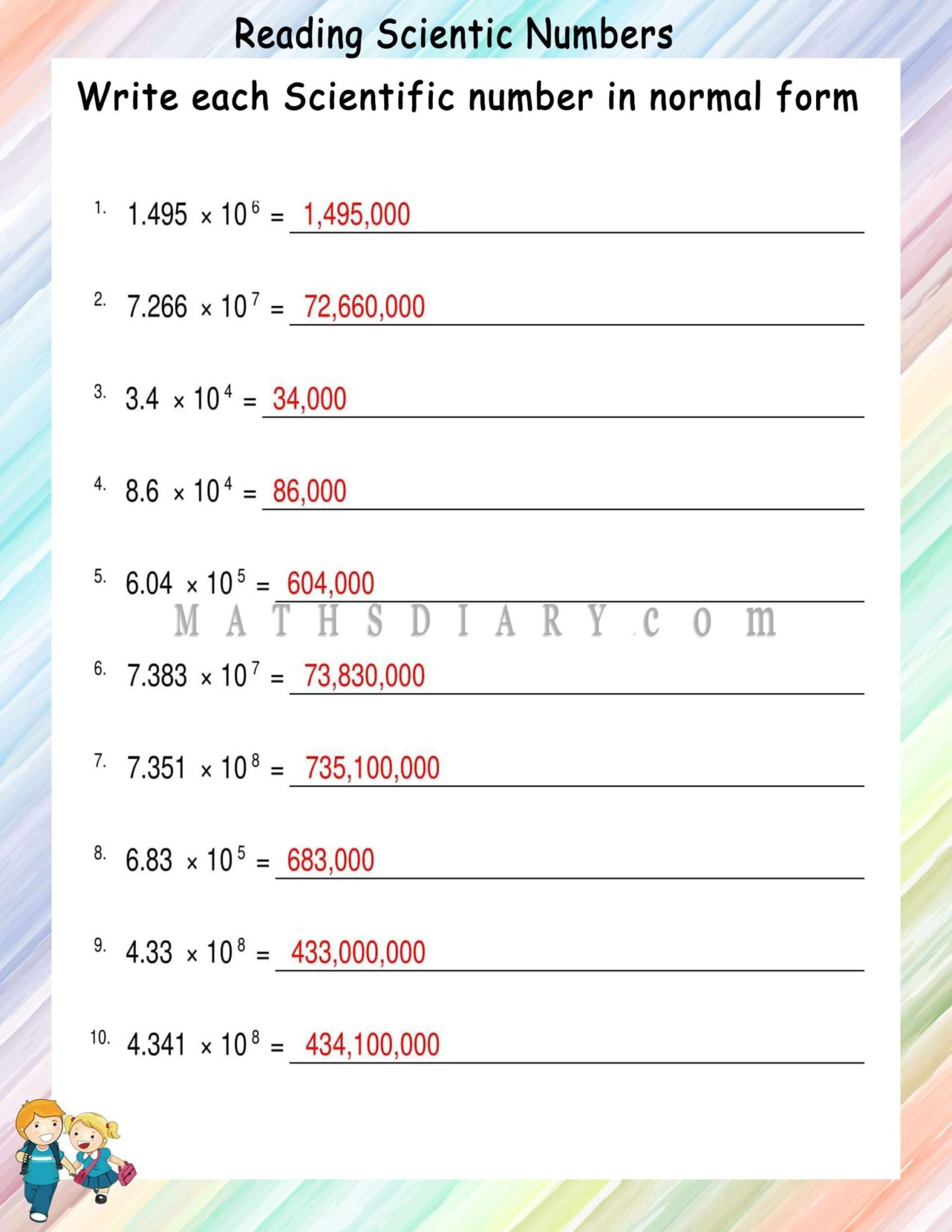 Playing With Numbers Math Worksheets