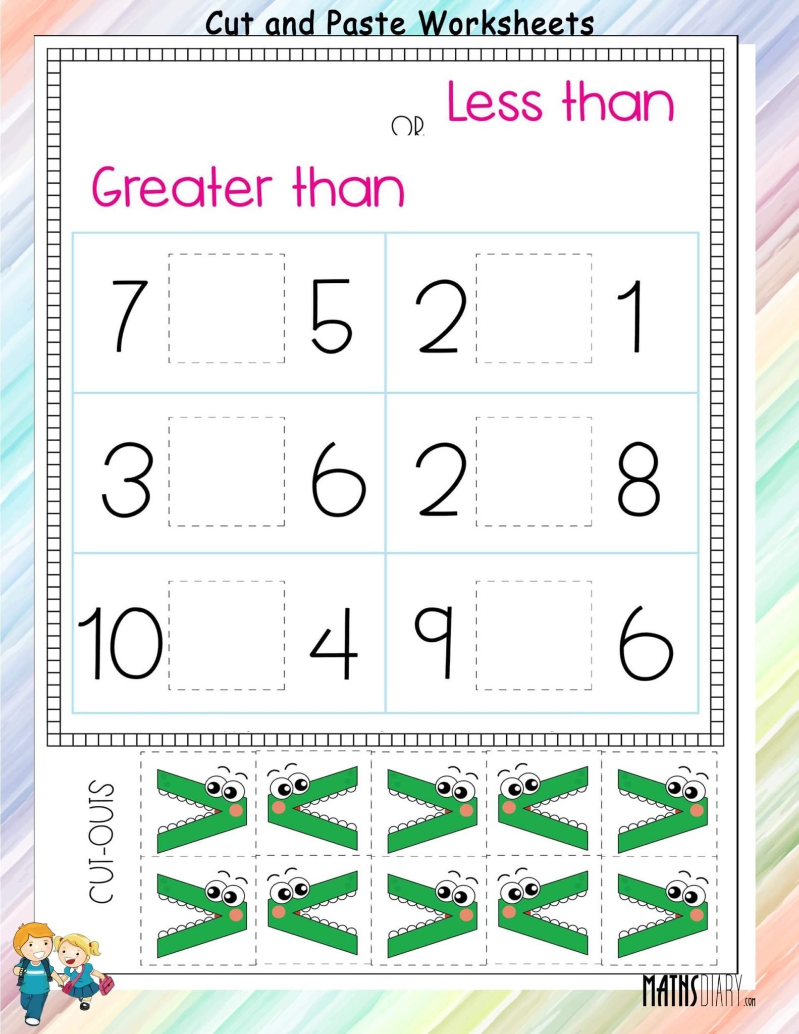 Comparing Math Worksheets