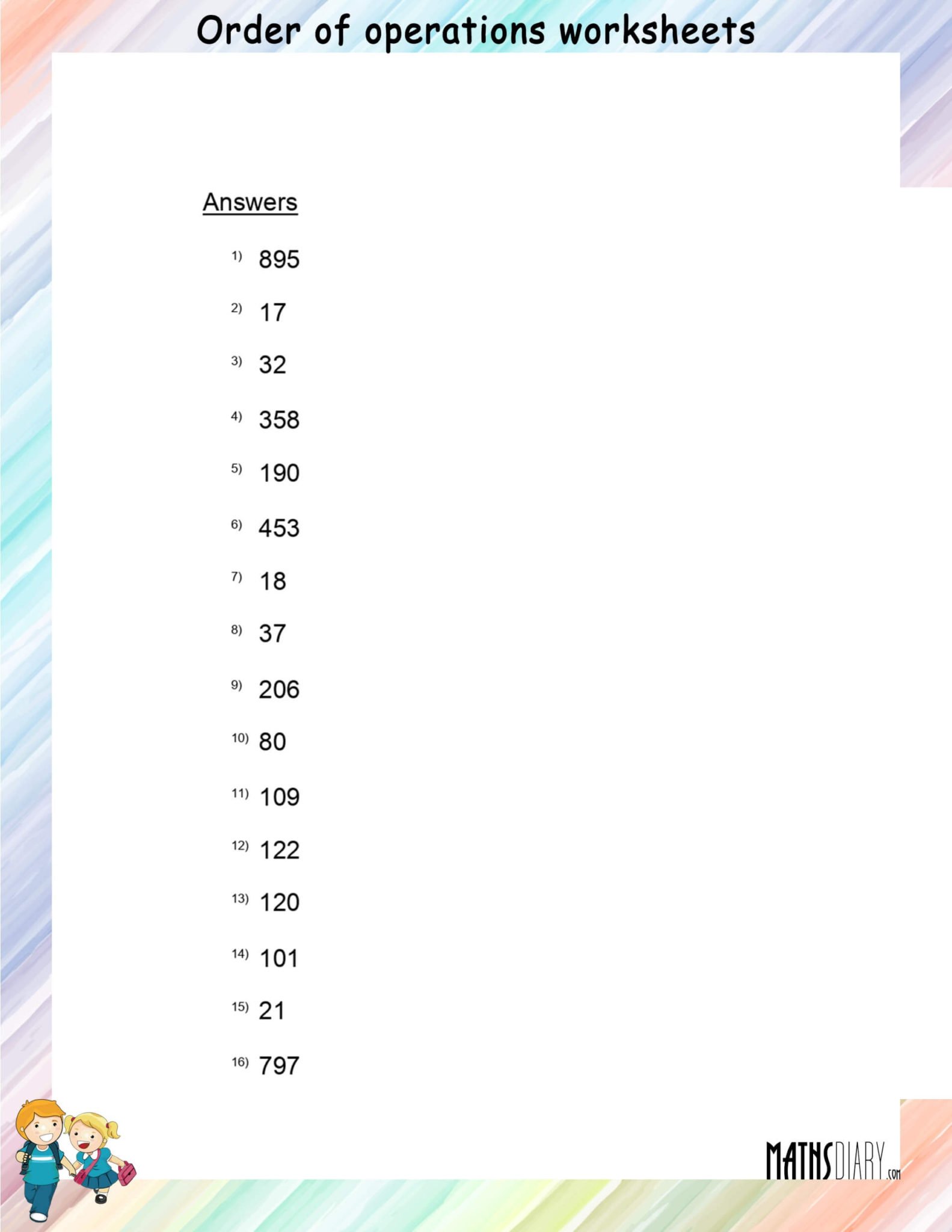 Fundamental operations – Addition and subtraction worksheet - Math ...