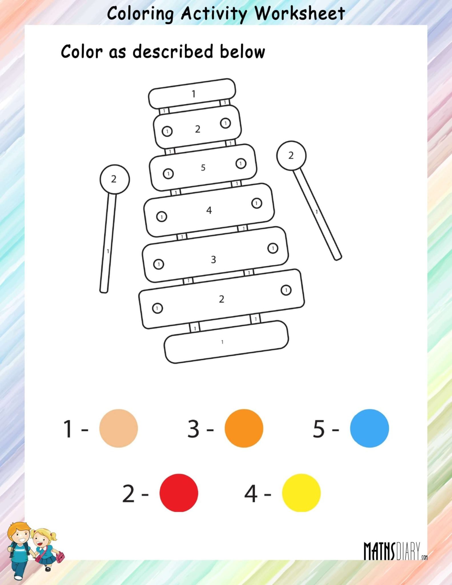 Maths Coloring Activity Workheets Math Worksheets MathsDiary Maths Coloring Activity Workheets Math Worksheets MathsDiary