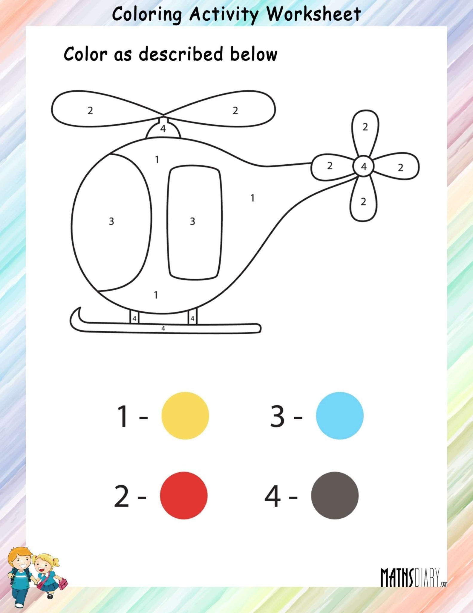 Colouring Worksheets – LKG Math Worksheets