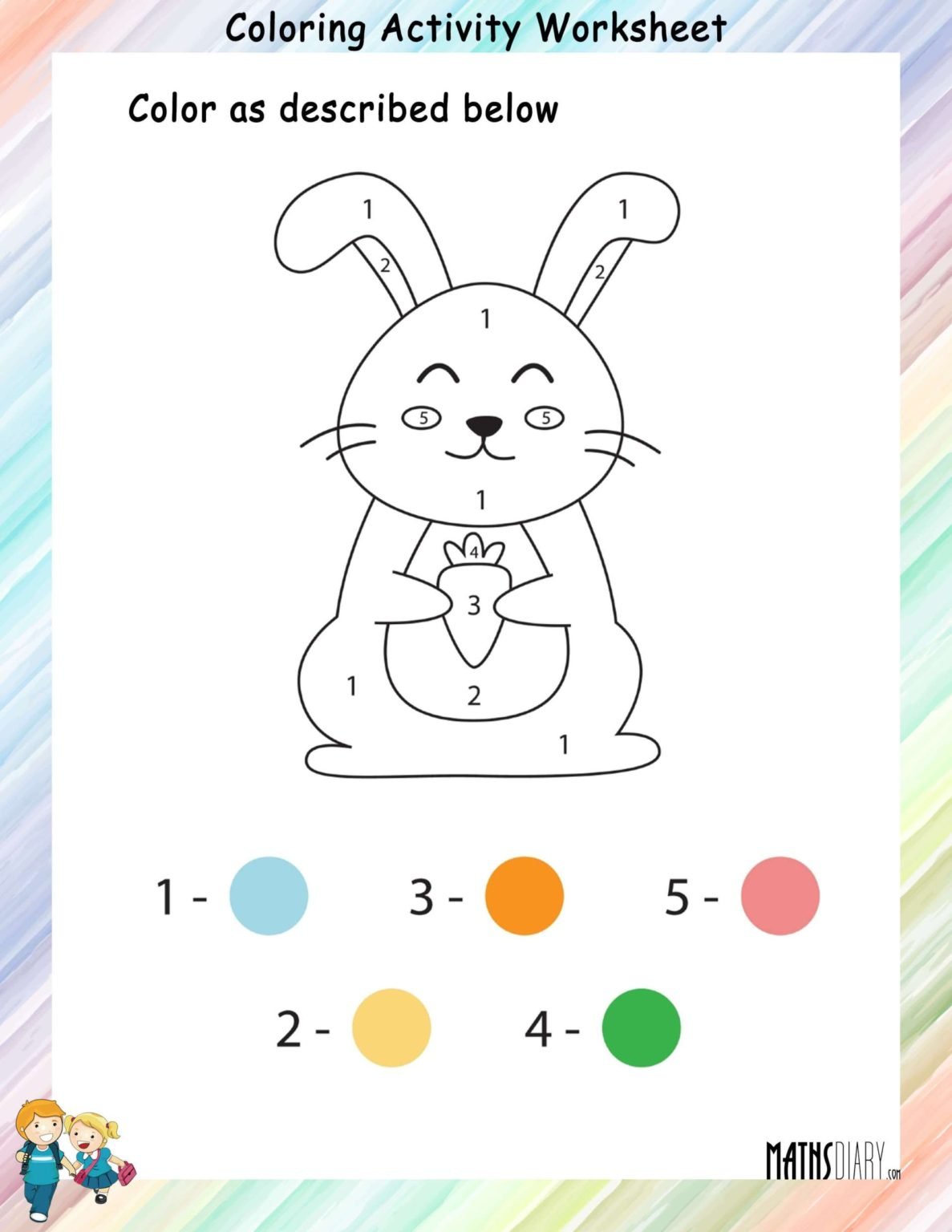 Maths Coloring Activity Workheets Math Worksheets MathsDiary Maths Coloring Activity Workheets Math Worksheets MathsDiary