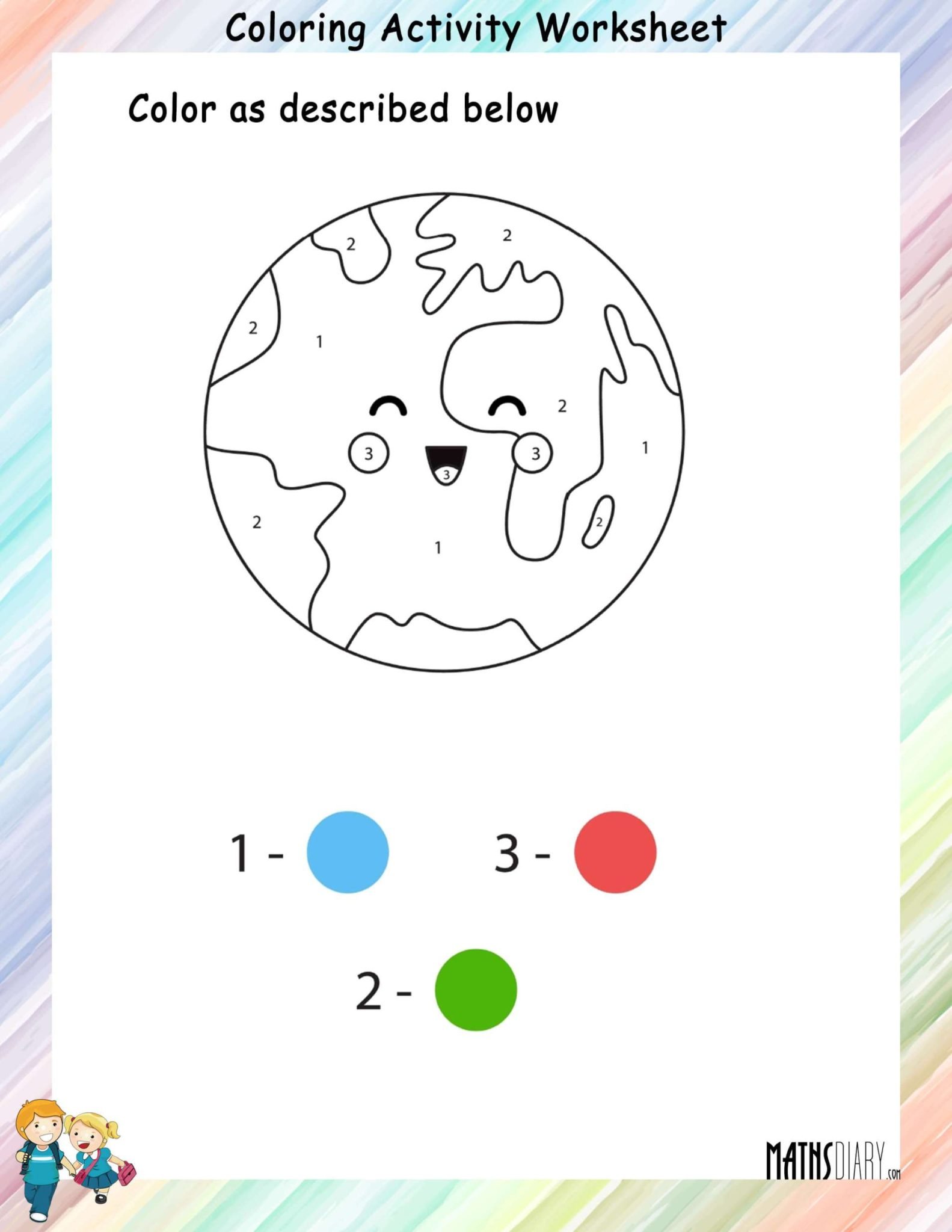 Maths Coloring Activity Workheets Math Worksheets MathsDiary Maths Coloring Activity Workheets Math Worksheets MathsDiary