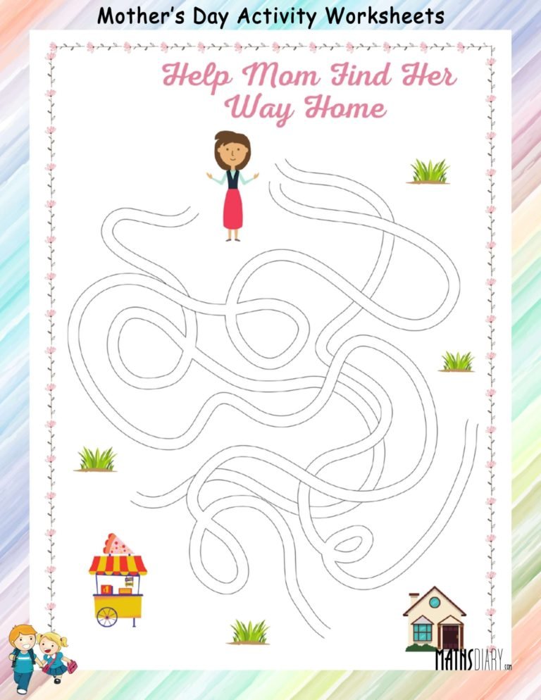 Mother’s Day Fun Activities Math Worksheets