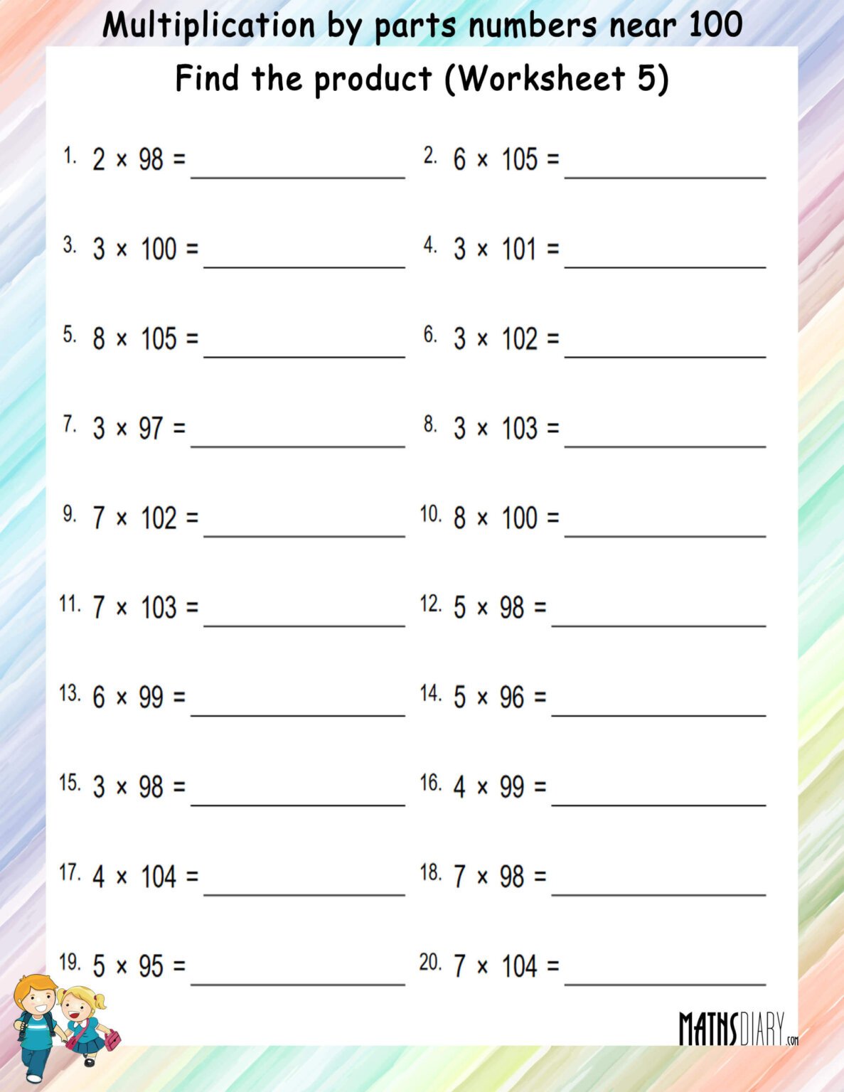 Grade 5 Math Worksheets