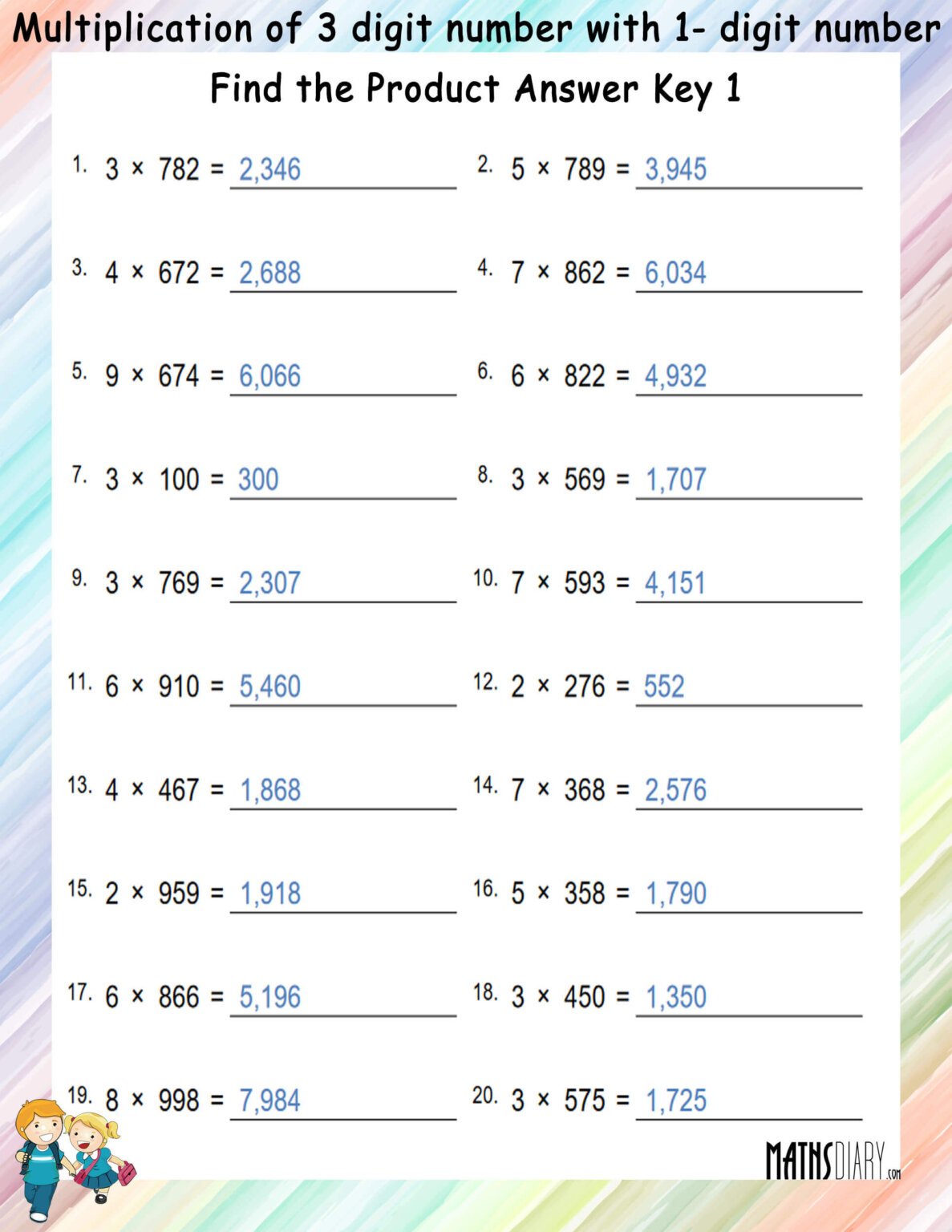 Grade 5 Math Worksheets