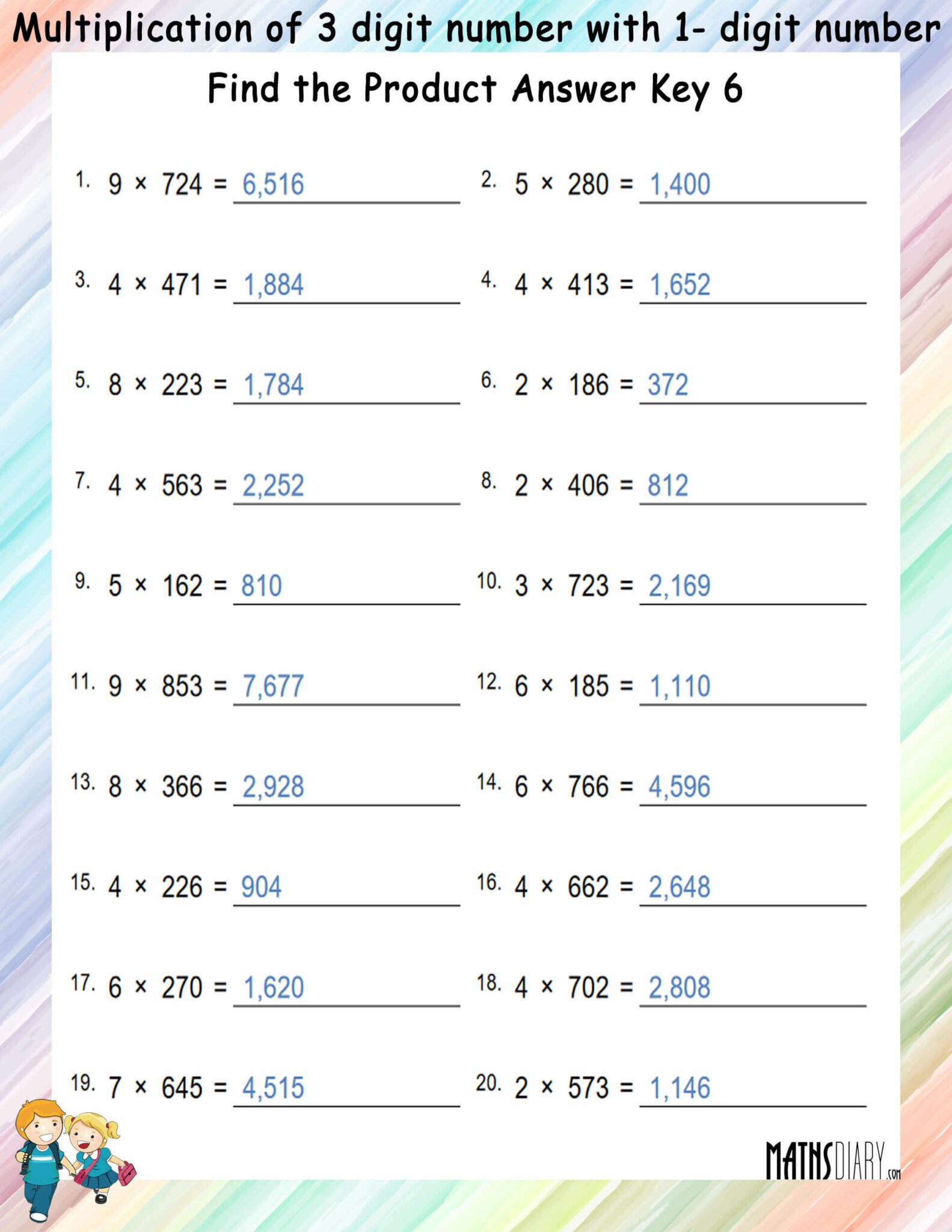 Grade 5 Math Worksheets