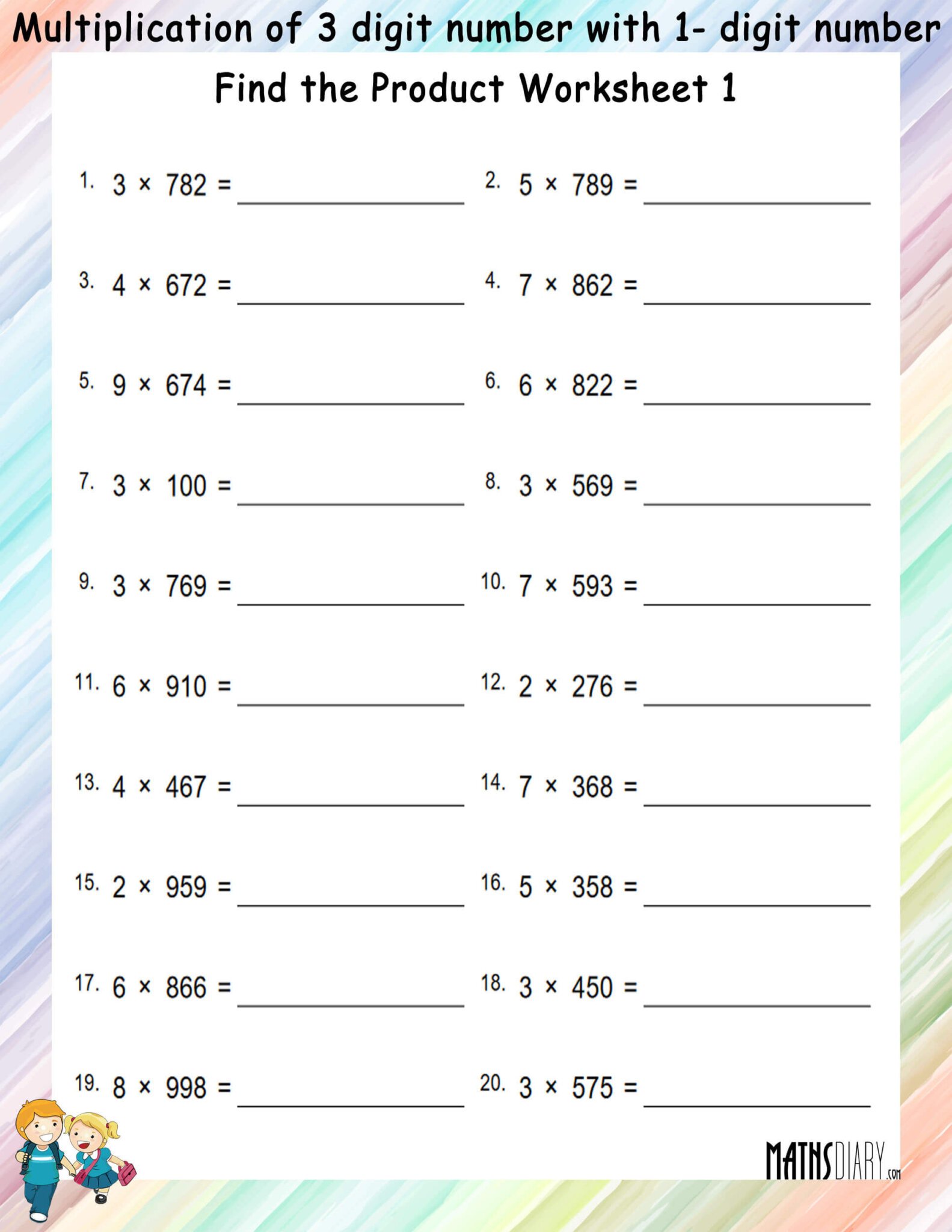 Grade 5 Math Worksheets