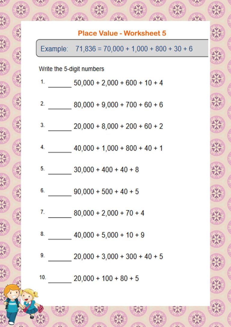 Playing With Numbers Math Worksheets