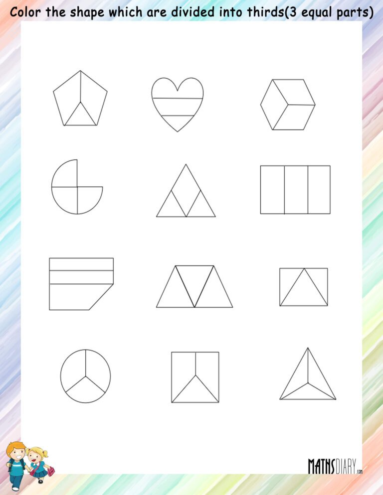 Fractions – Grade 2 Math Worksheets
