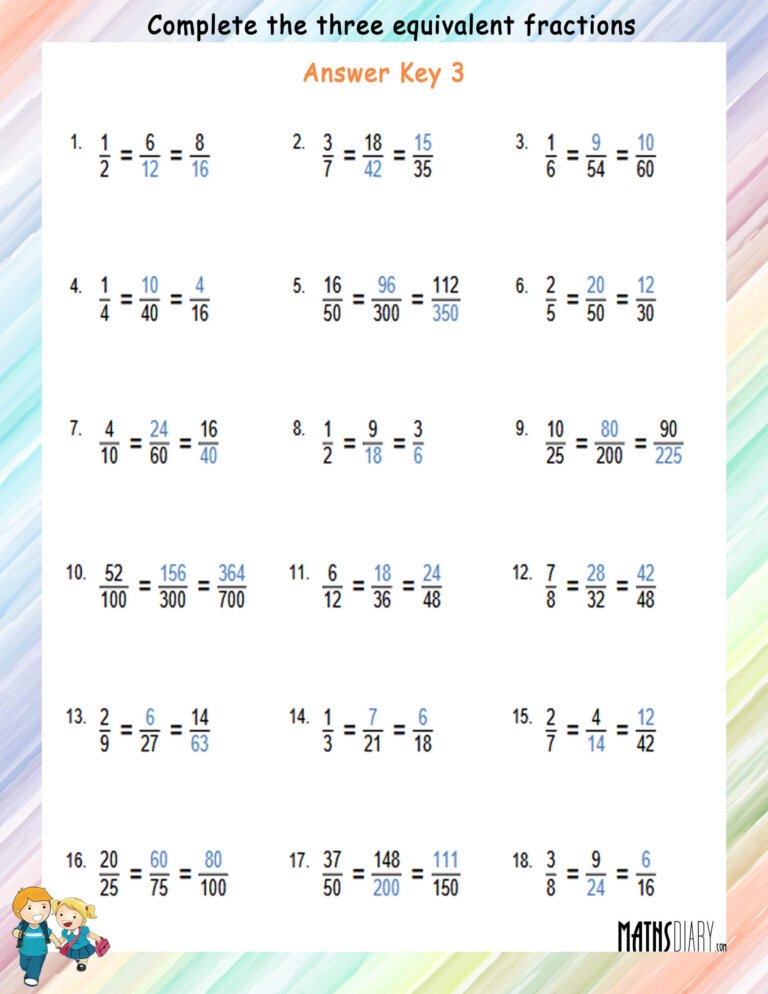 Grade 5 Math Worksheets
