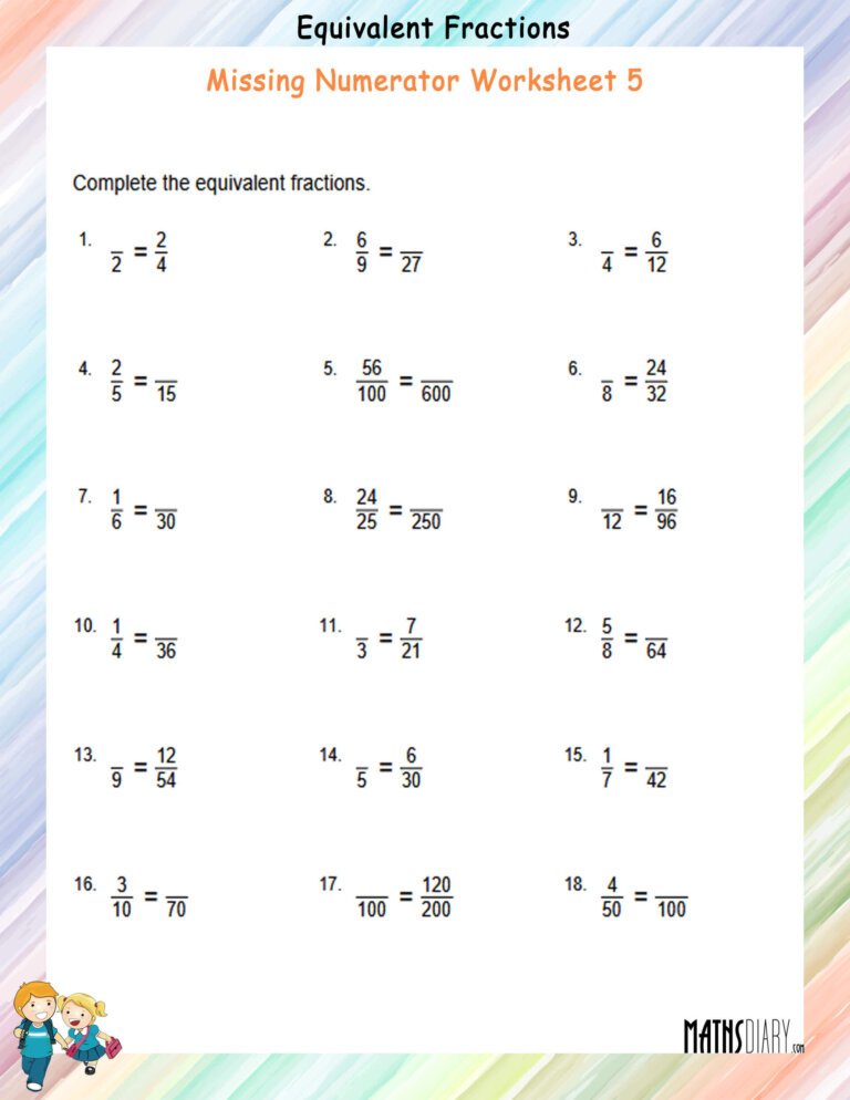 Grade 4 Math Worksheets