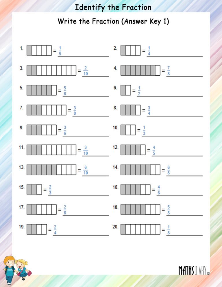 Fractions – Grade 2 Math Worksheets