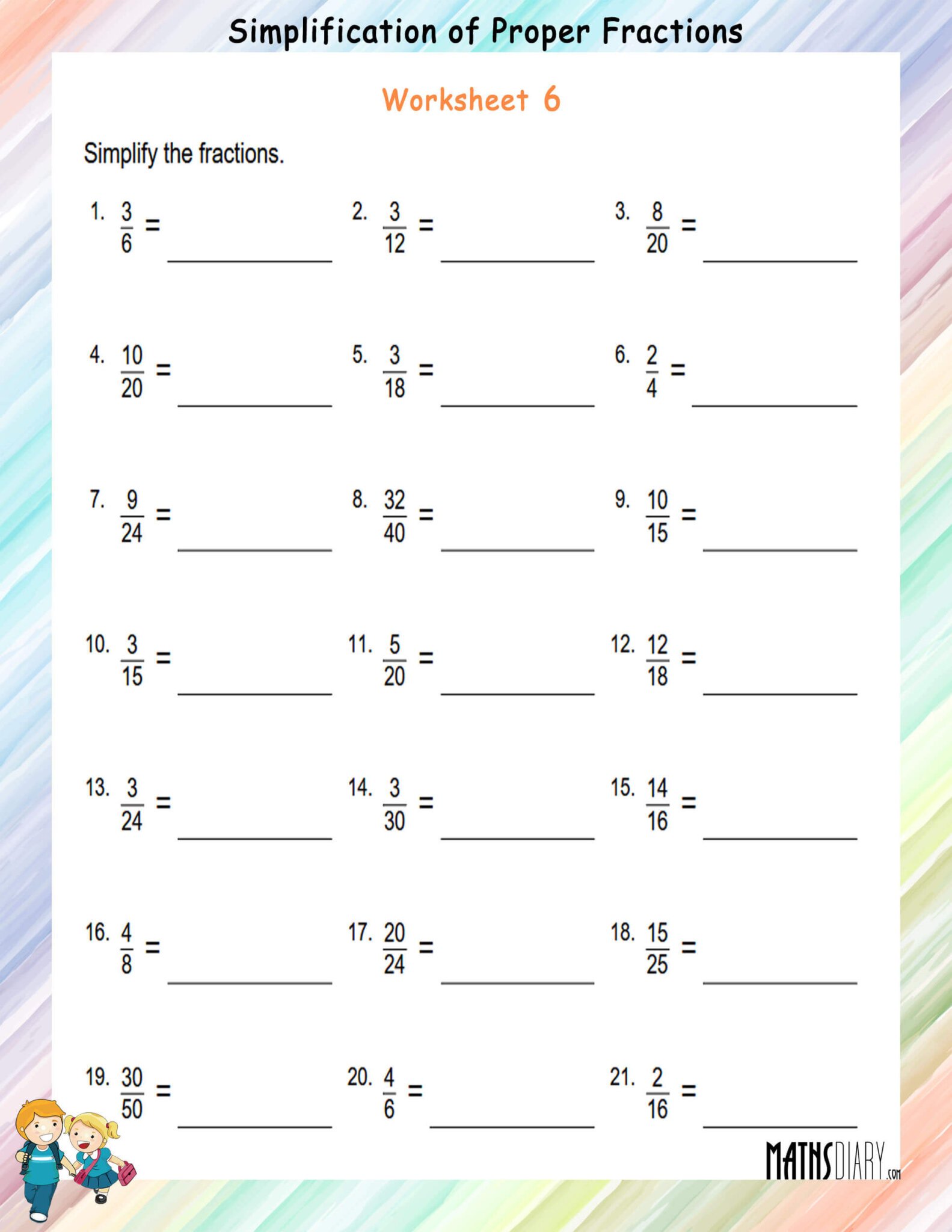 Grade 5 Math Worksheets